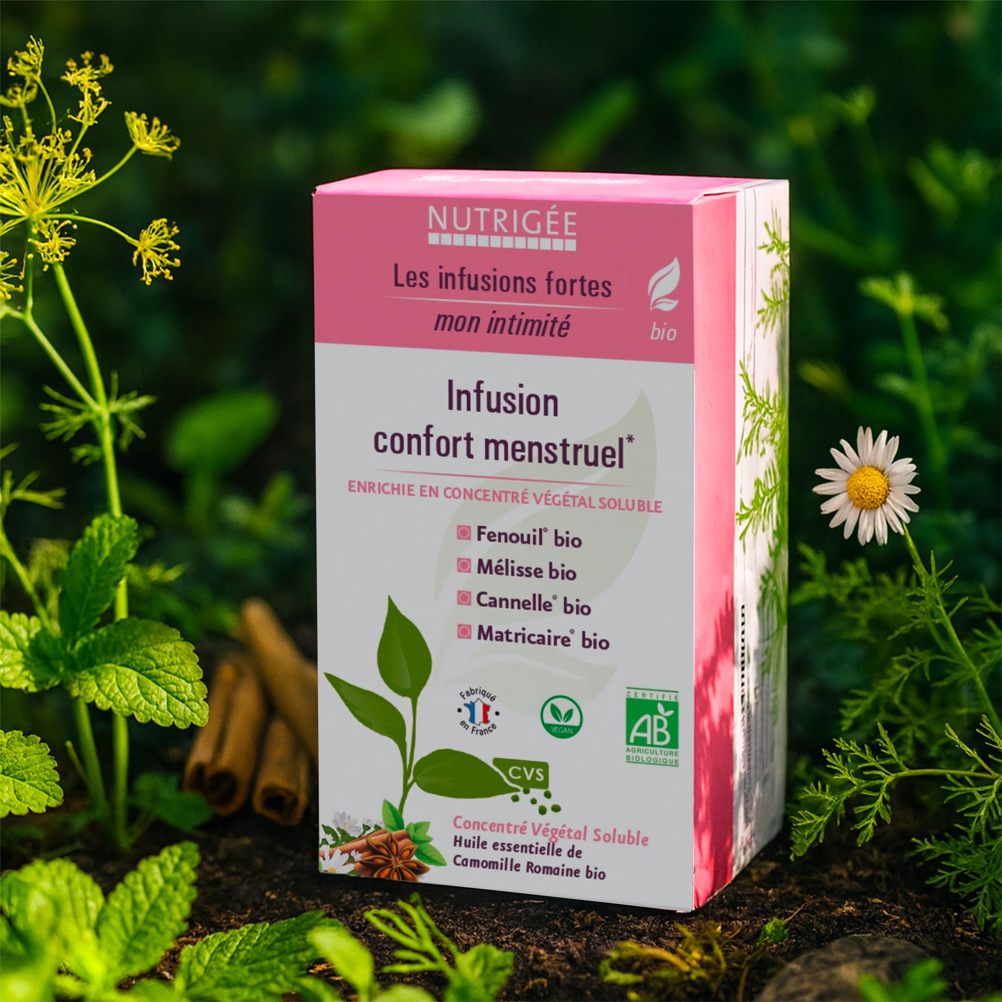 Infusion Confort Menstruel Bio - Soulagement Naturel | Nutrigée ...