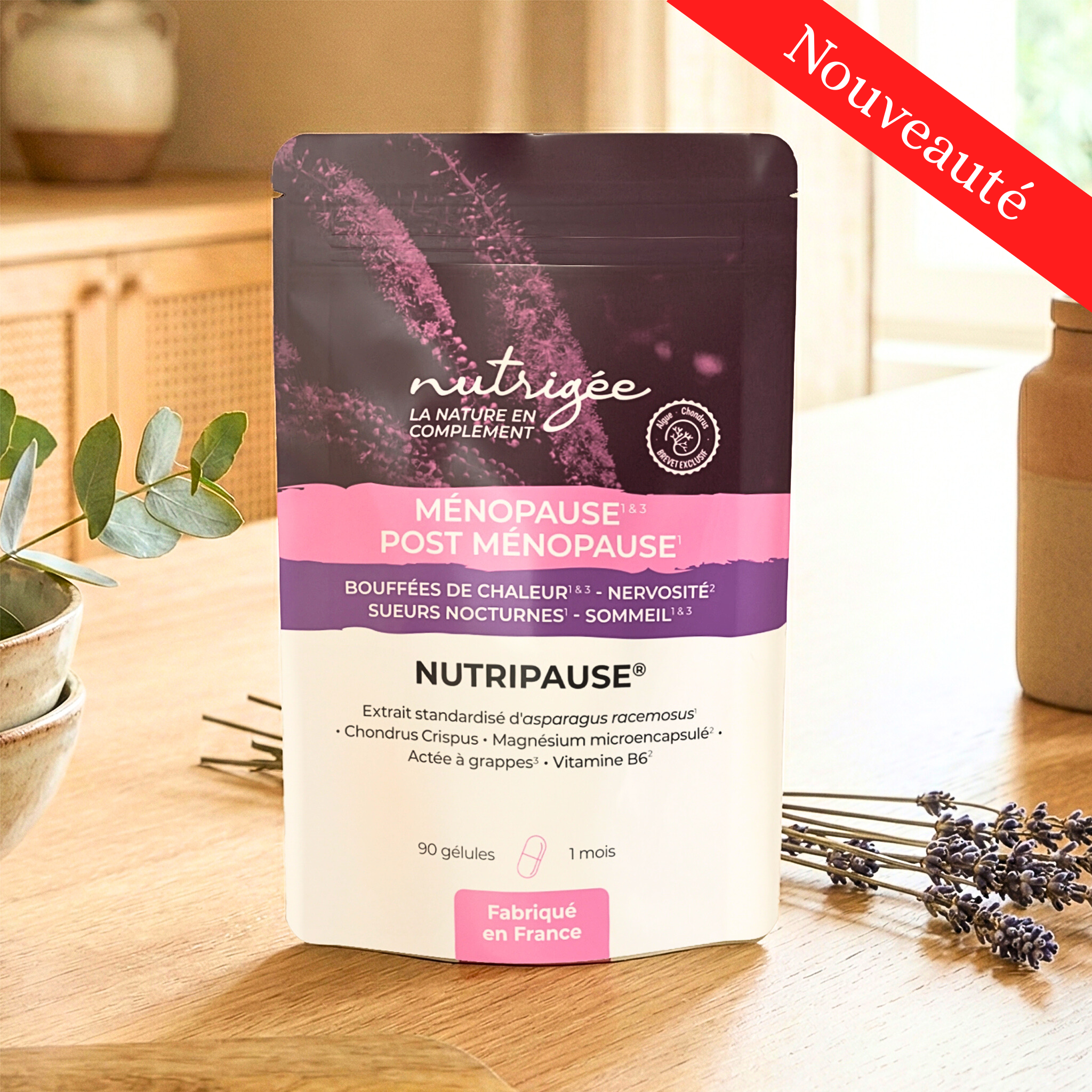 Nutripause - Équilibre Hormonal Ménopause – Nutrigee - Compléments ...